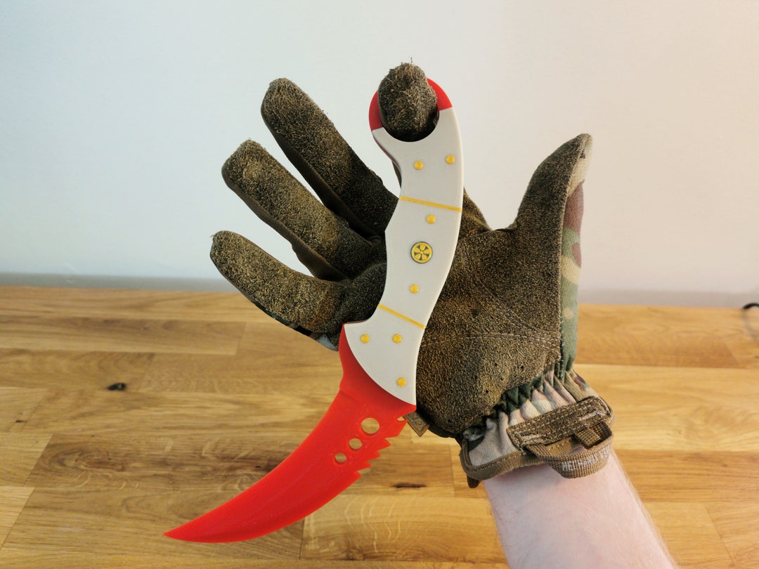 Talon Knife Doppler Ruby Counter-strike 2 CS:GO Life Size 3D Printed ...