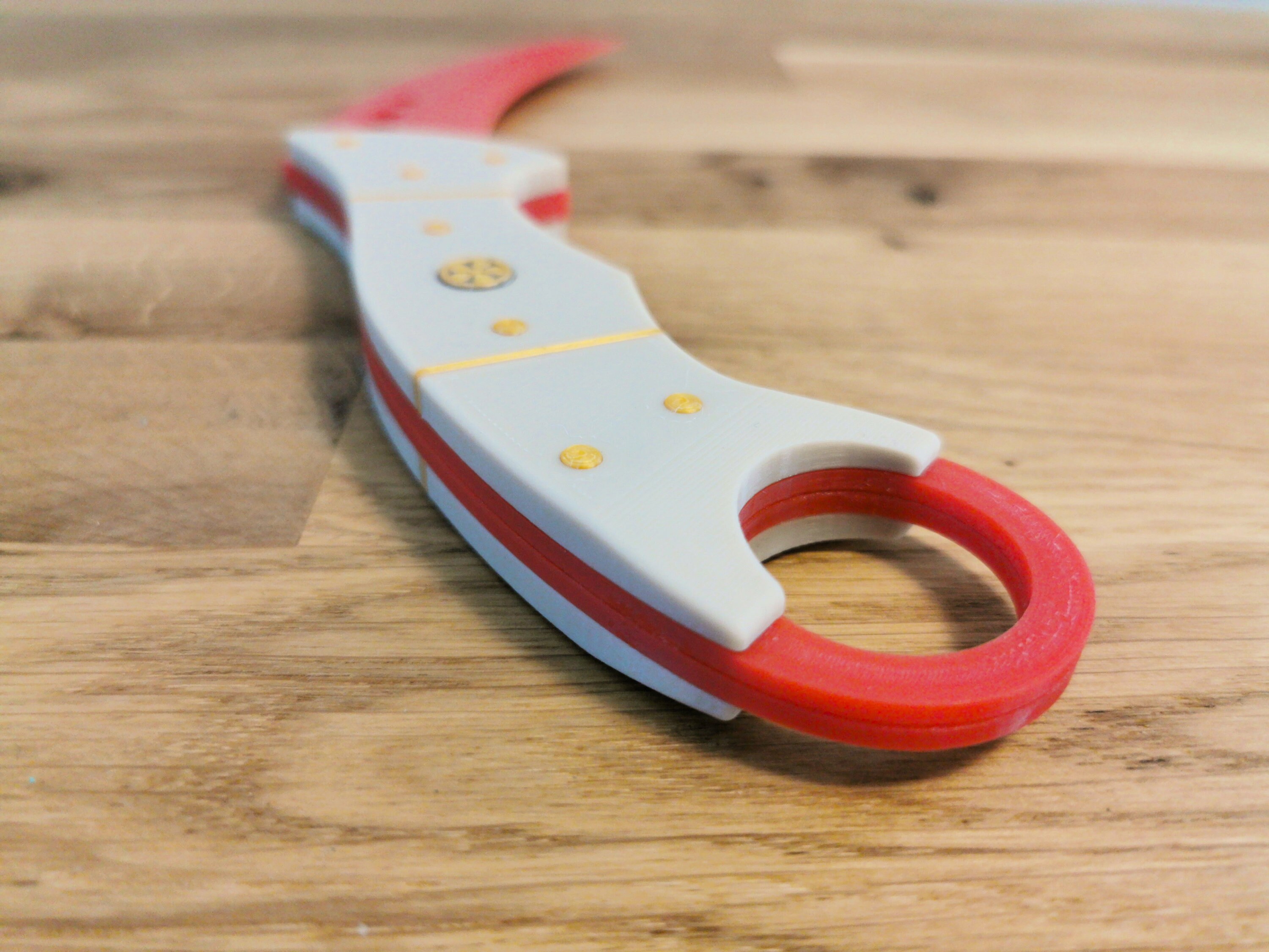 Talon Knife Doppler Ruby Counter-strike 2 CS:GO Life Size 3D Printed ...