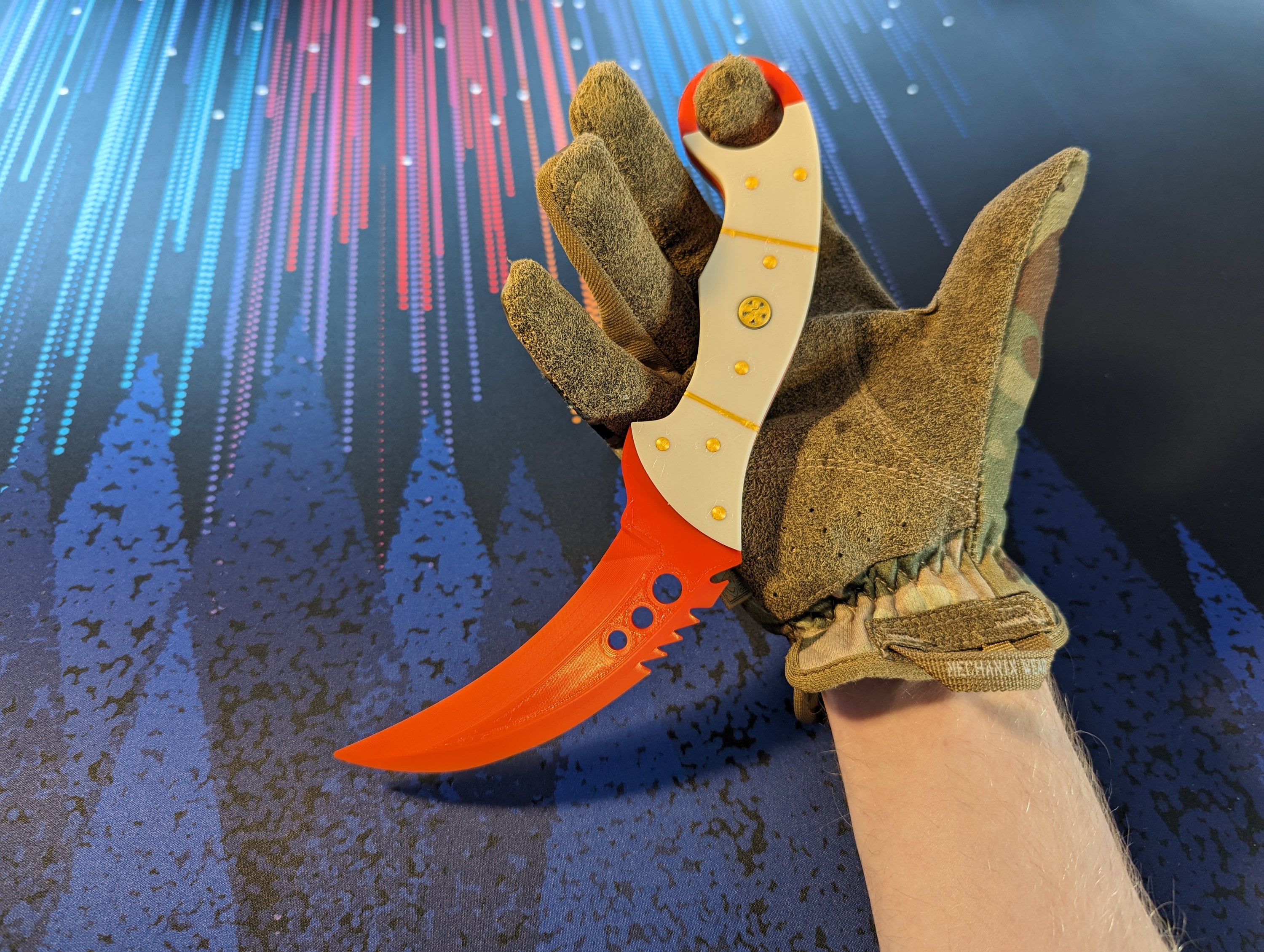 Talon Knife Doppler Ruby Counter-strike 2 CS:GO Life Size 3D Printed ...