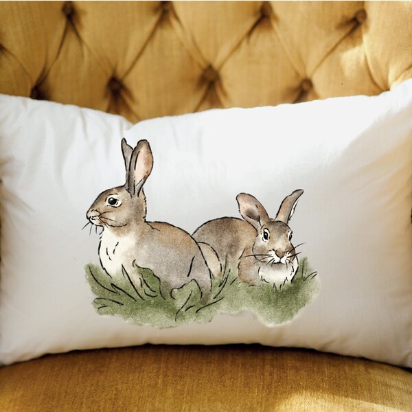 Bunny Pillow - Etsy