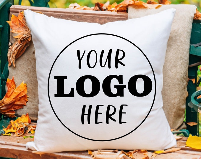 Custom Logo Pillow, Personalized Logo Pillow, Business Logo Pillow ...