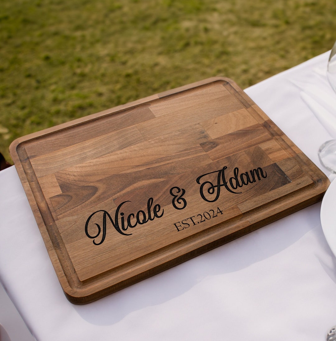 Engagement Gift for Couple, Couple Cutting Board, Charcuterie Boards ...