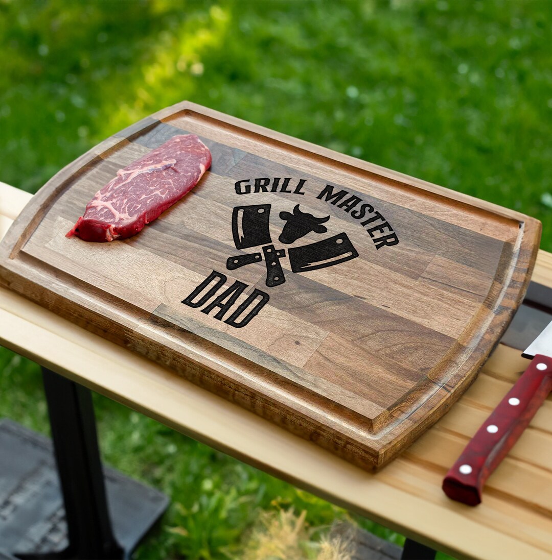 Fathers Day Gift, Grill Master Gift for Father, Custom BBQ Board ...