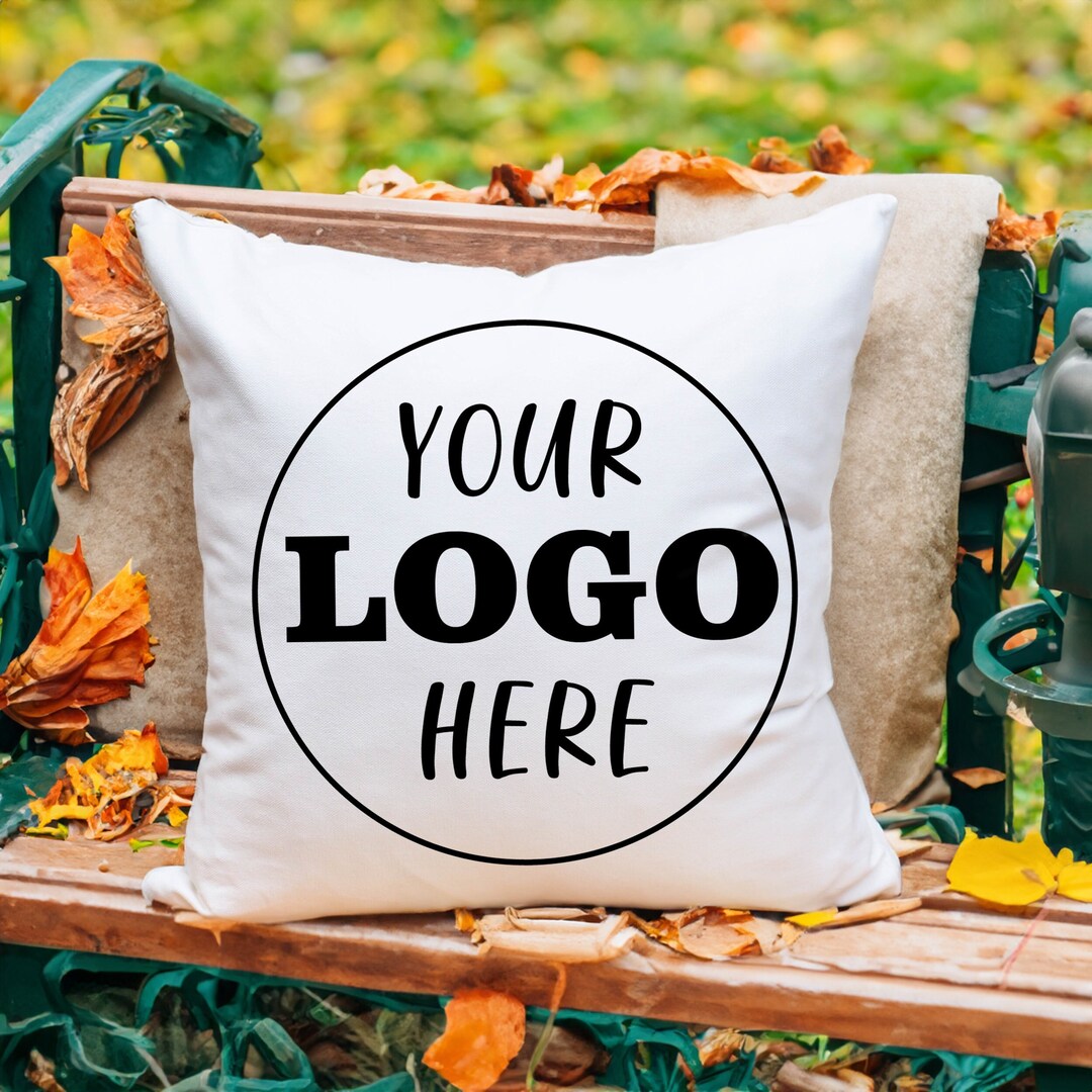 Company Logo Pillow, Logo Pillowcase, Custom Logo Pillow, Business Logo ...