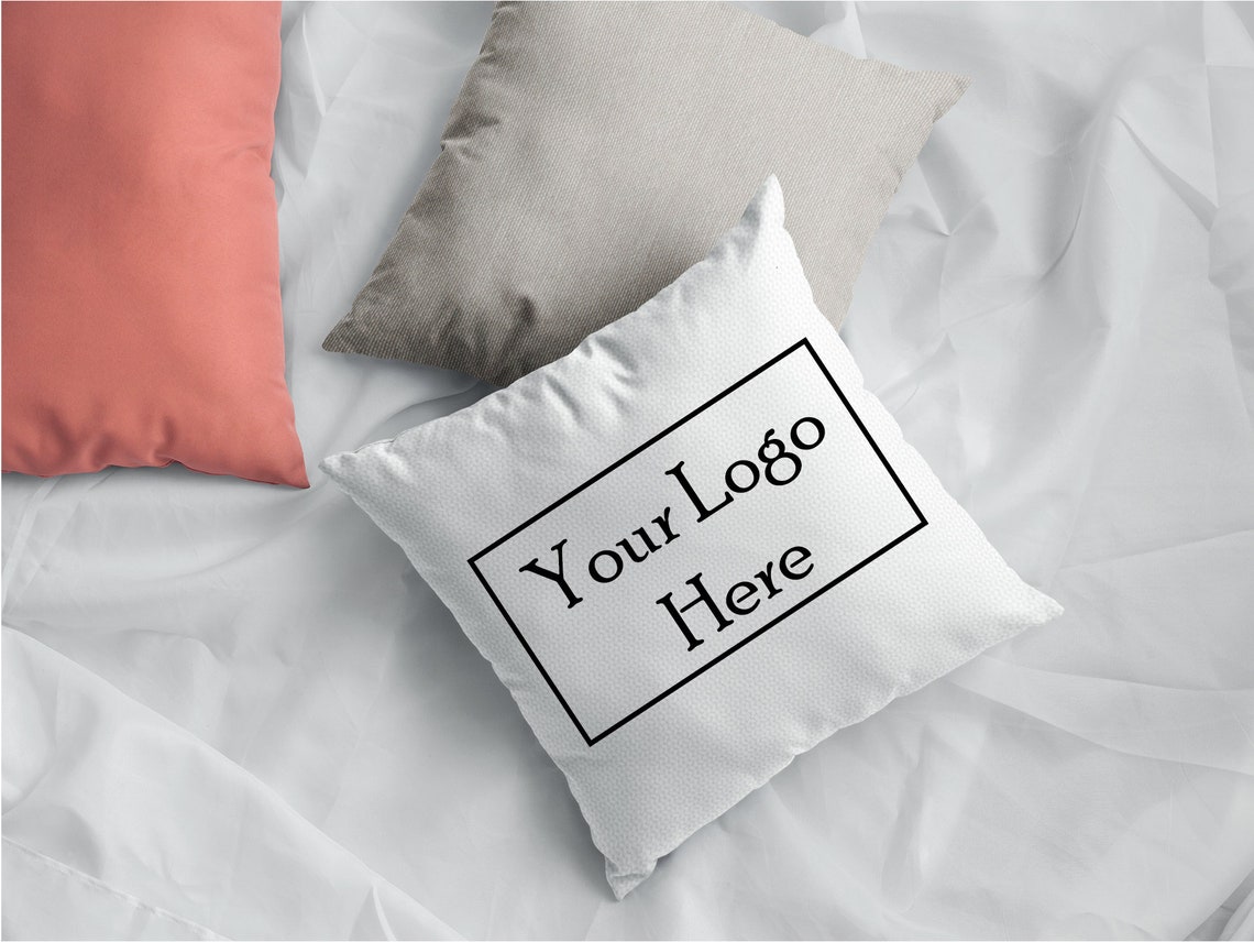 Logo Pillow Personalized Logo Pillow Custom Logo Pillow - Etsy