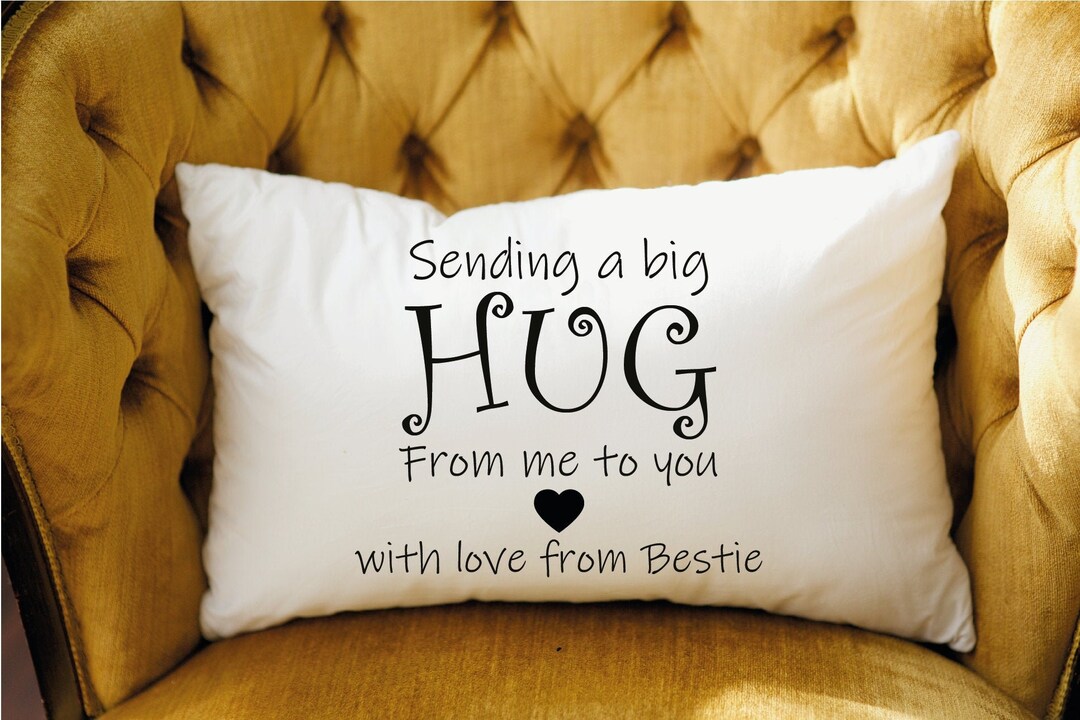 Personalized Pillow, Custom Pillow, Hug Pillow, Long Distance Pillow ...