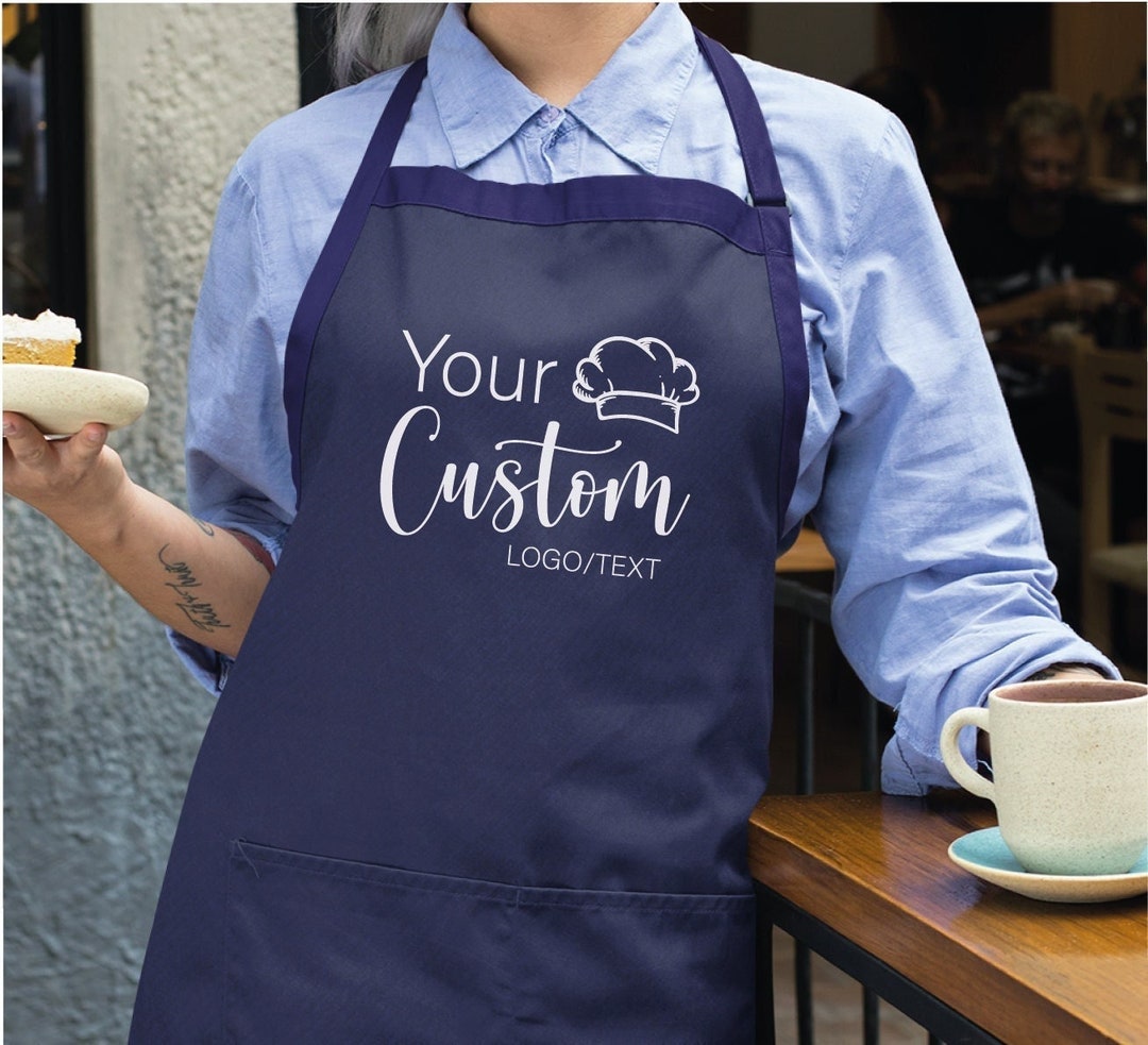 Christmas Gift, Custom Logo Apron, Logo Apron, Personalized Apron ...