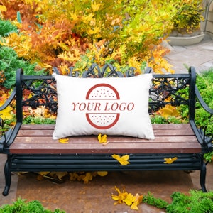 Custom Logo Pillow, Company Logo Pillow, Logo Pillow, Office Decor ...