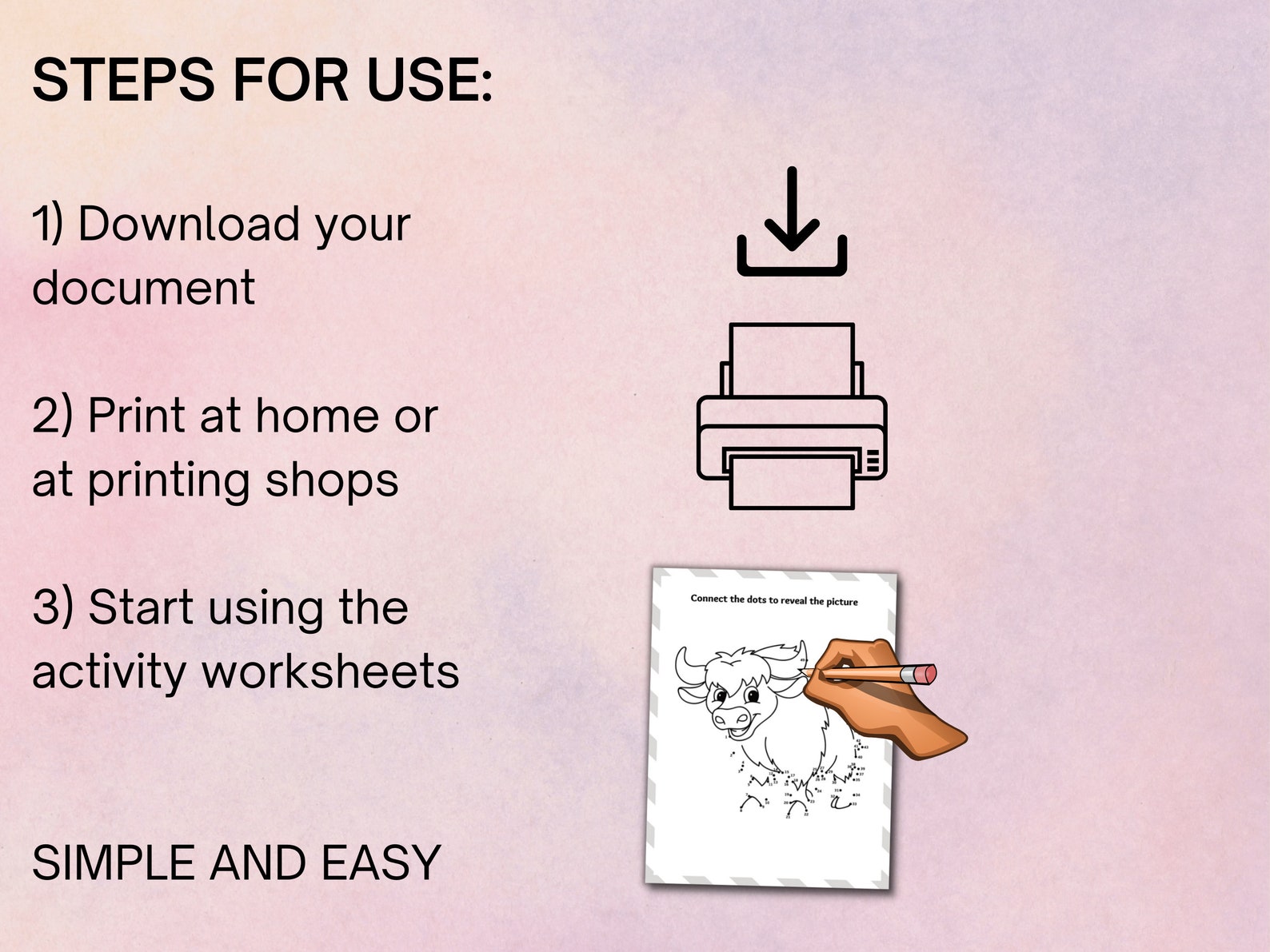 Printable Coloring, Tracing, Connect the Dots Activity Worksheets Cute ...
