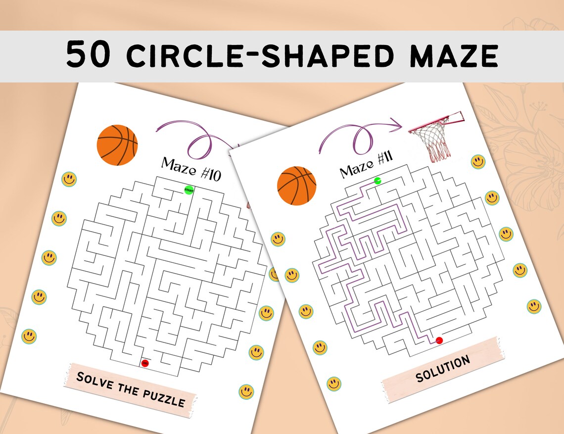 200 Easy Maze Worksheets for Toddles, Kids, and Teens - Printable Maze ...