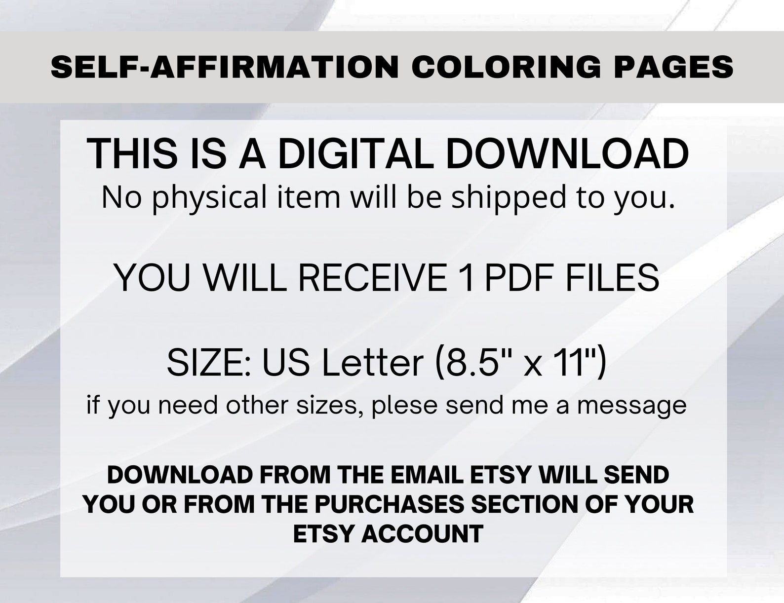 30 Pages Self-affirmation Coloring Pages for Teens and Adults ...