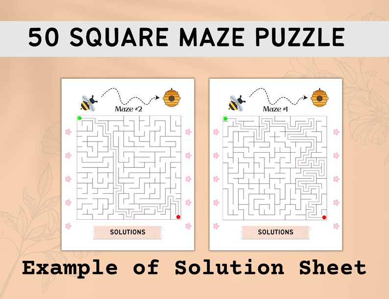 50 Fun and Challenging Maze Activity for Kids - Square Maze to Improve ...