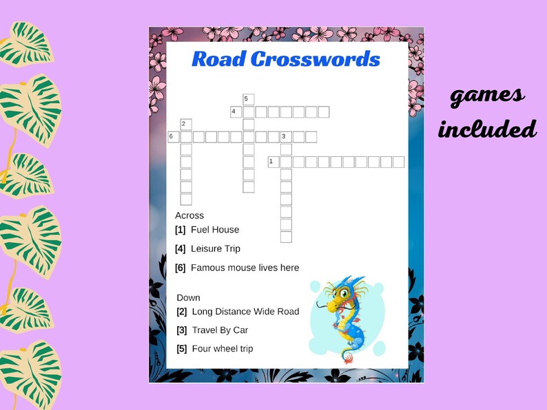 14 Road Trip Travel Games for Kids, Teens, and Adults PDF Downloadable ...