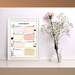Light Colors Printable Vision Board Template | Dream Planner | Dream ...