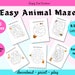 30 Printable Fun Animal Maze Educational Game for Kids Pre-school ...