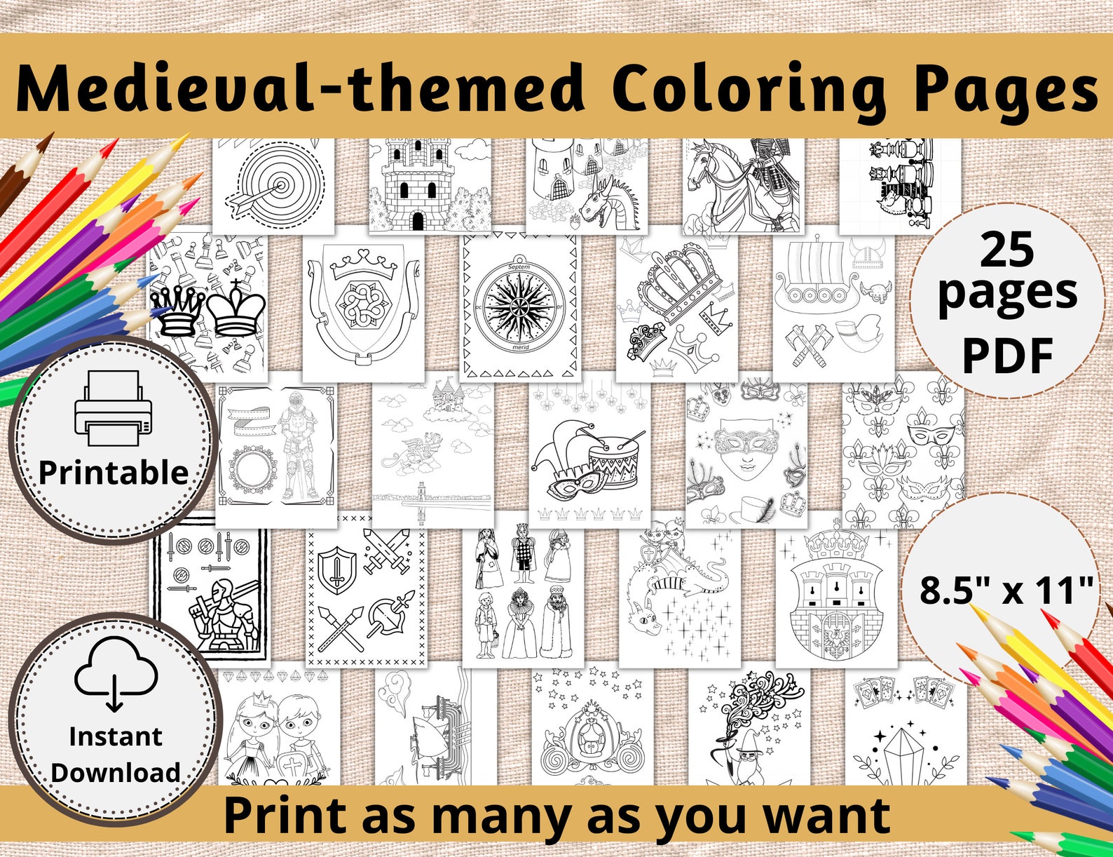 Coloring Pages for Toddlers and Pre-schoolers 25 PDF Files Learn How to ...