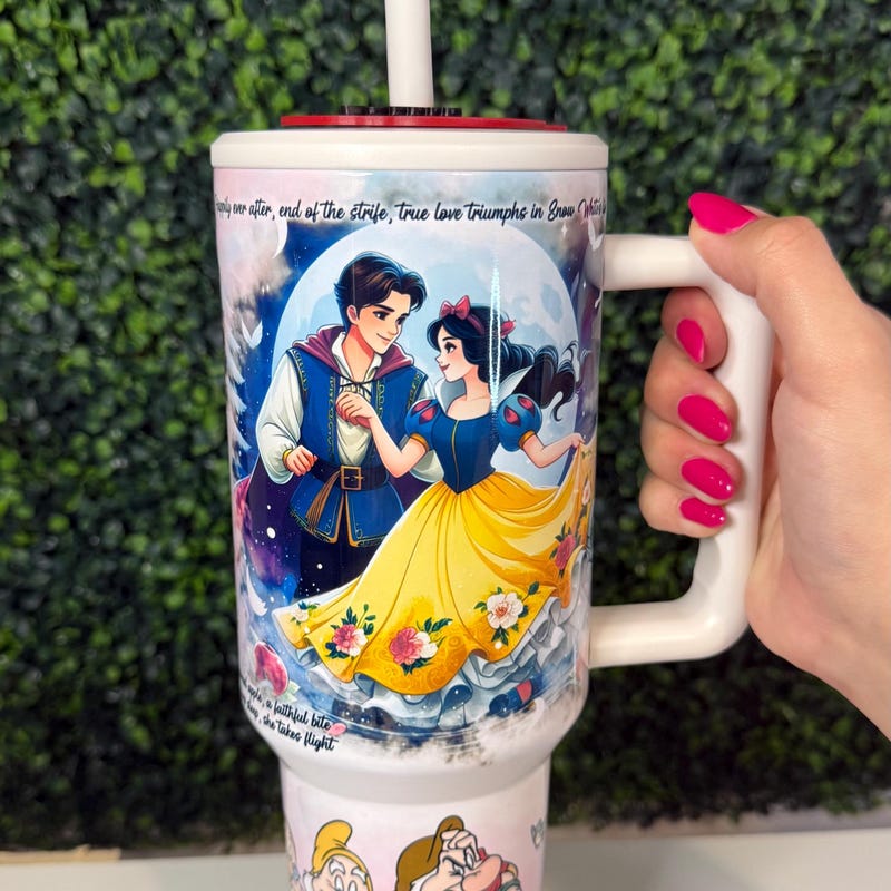 Snow White Tumbler - Etsy
