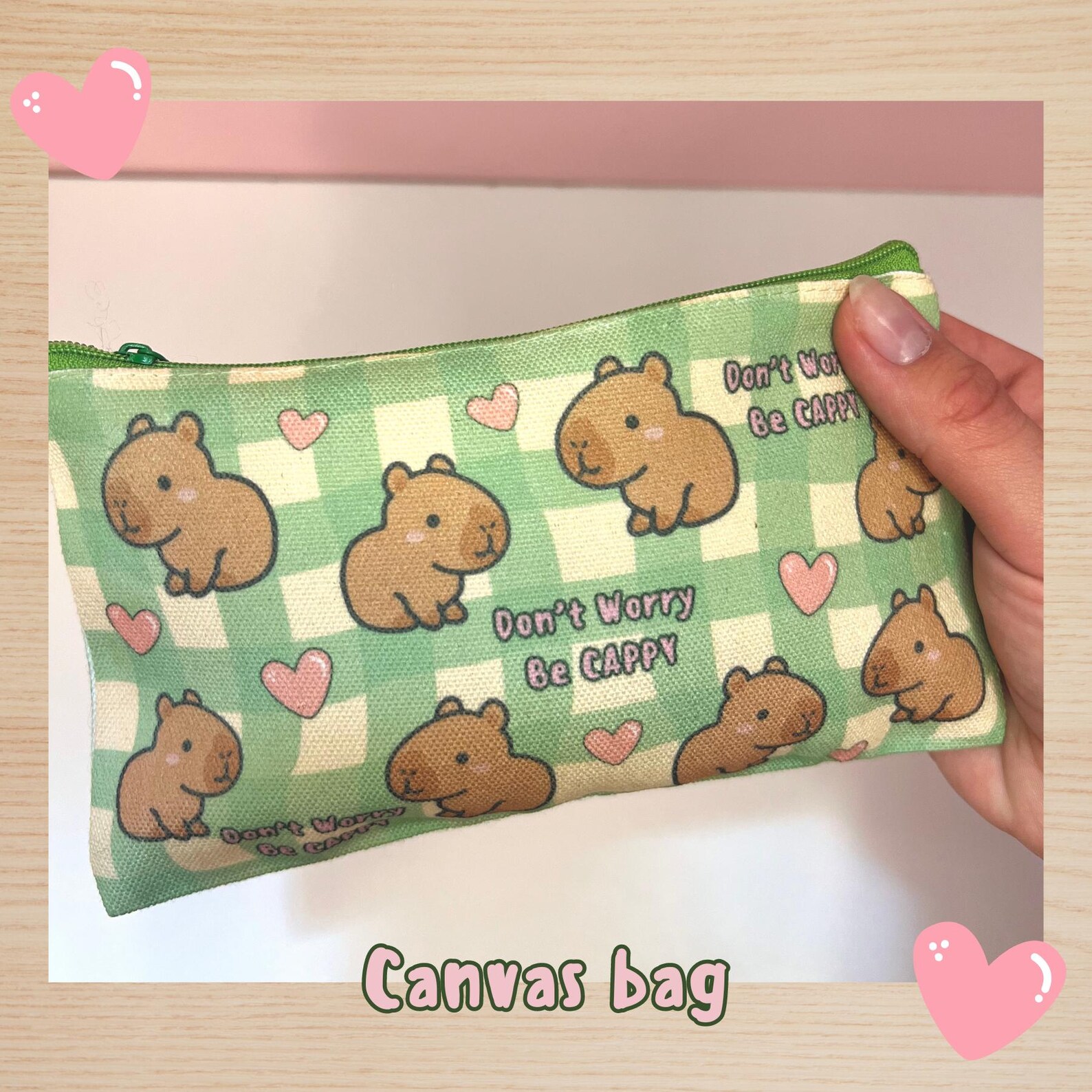 Capybara Cute Tumbler 16oz Don't Worry Be Cappy Glass Iced Coffee Cup ...