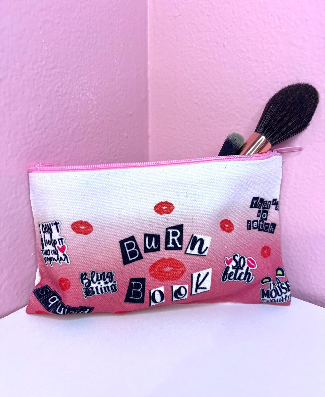 Burn Book Mean Girls Makeup Bag, Toiletry Bag and Makeup Organizer ...
