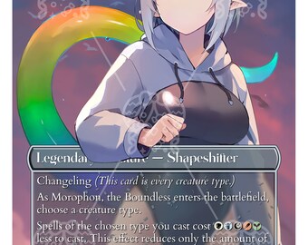 Morophon, the Boundless - Full Art Custom - Etsy