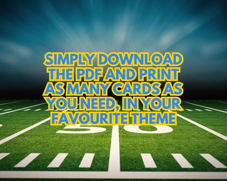 Super Big Game Commercials Bingo - 2026 Bowl Ads Game - Football Watch ...