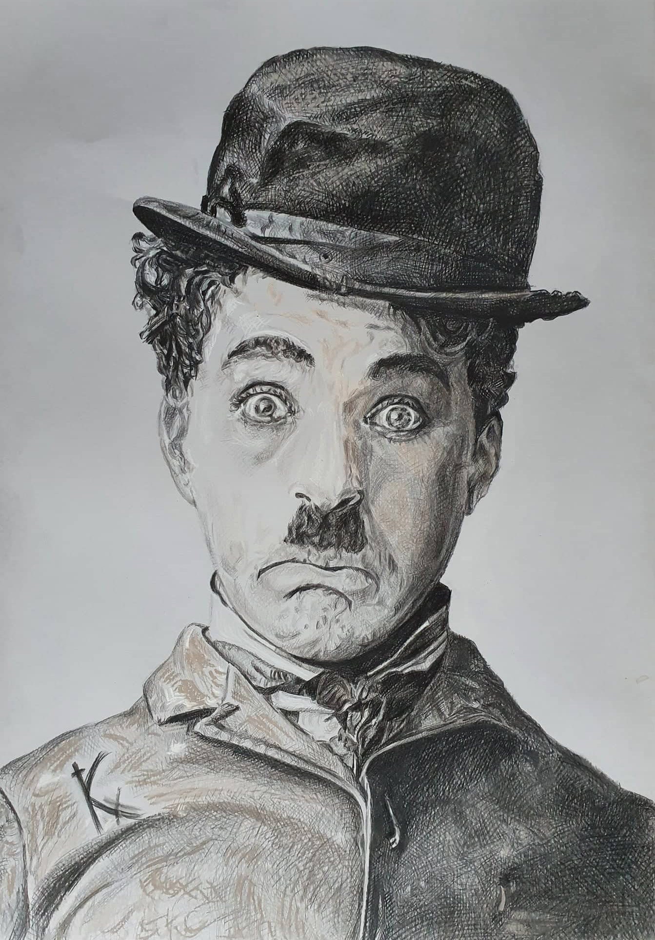 Portrait of Charlie Chaplin - Etsy