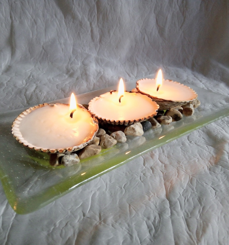 Xs,s,m - Seashell Candle, Clam Shell Tea Light - Etsy