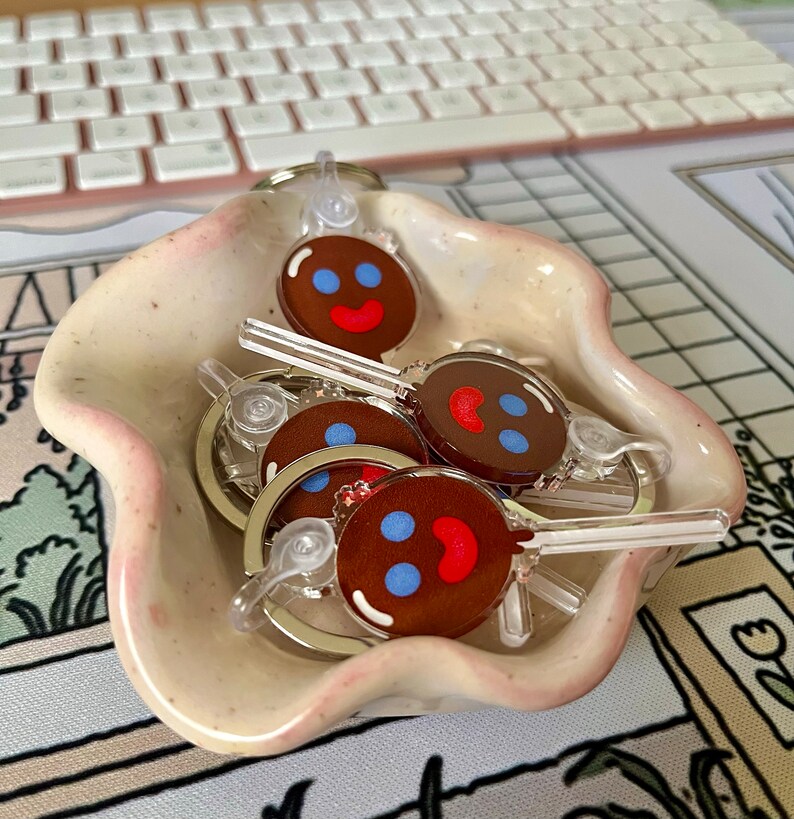 Paleta Payaso Acrylic Keychain | Clown Marshmellow Candy Keychain ...