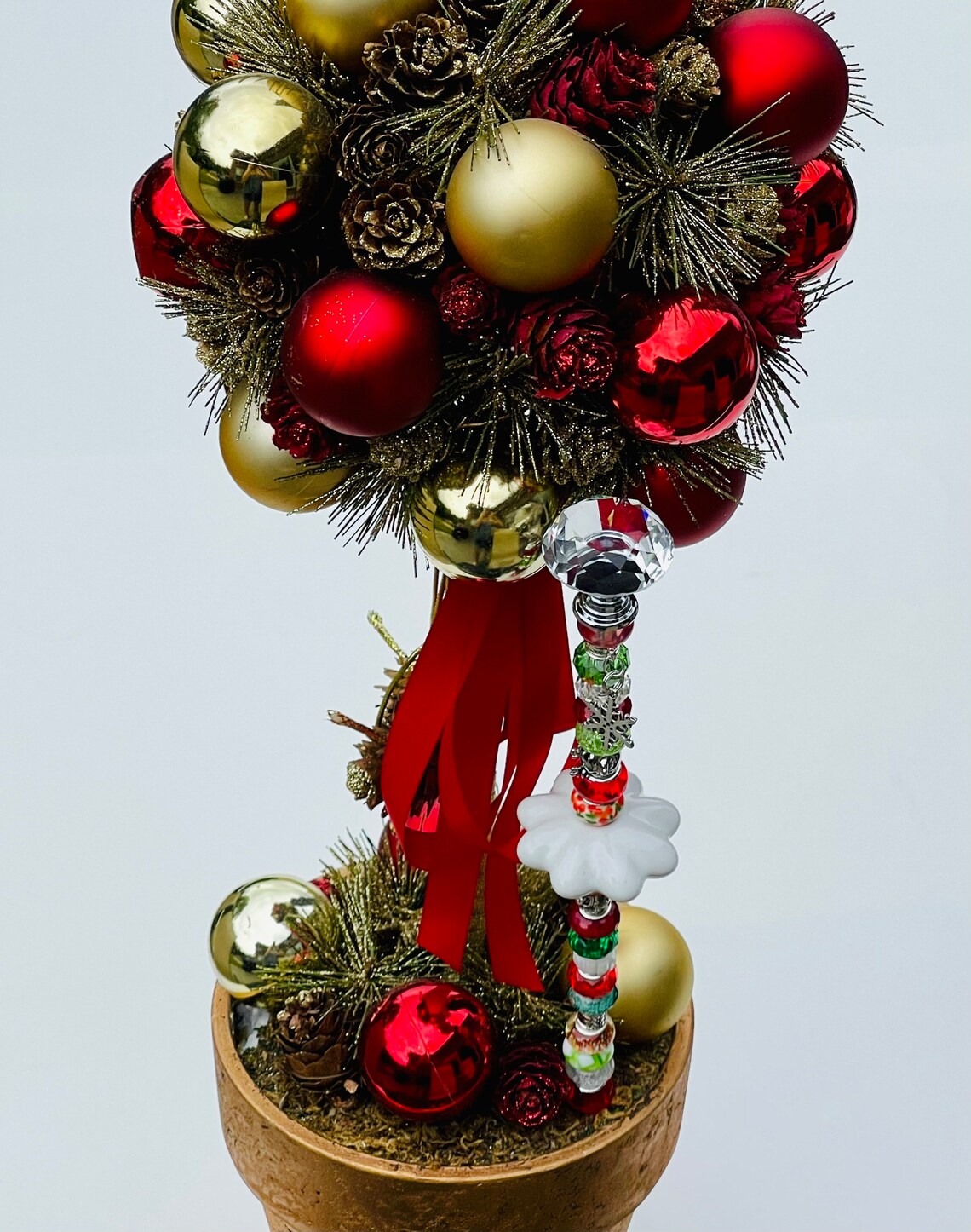 Christmas Plant Stake, Christmas Garden Decoration, Crystal Garden ...