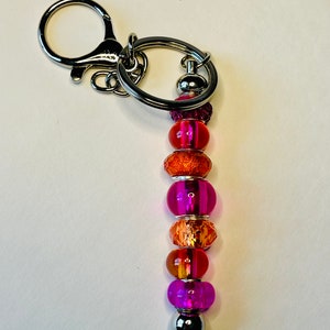 Beaded Keychain, Key Holder, Backpack Jewelry - Etsy