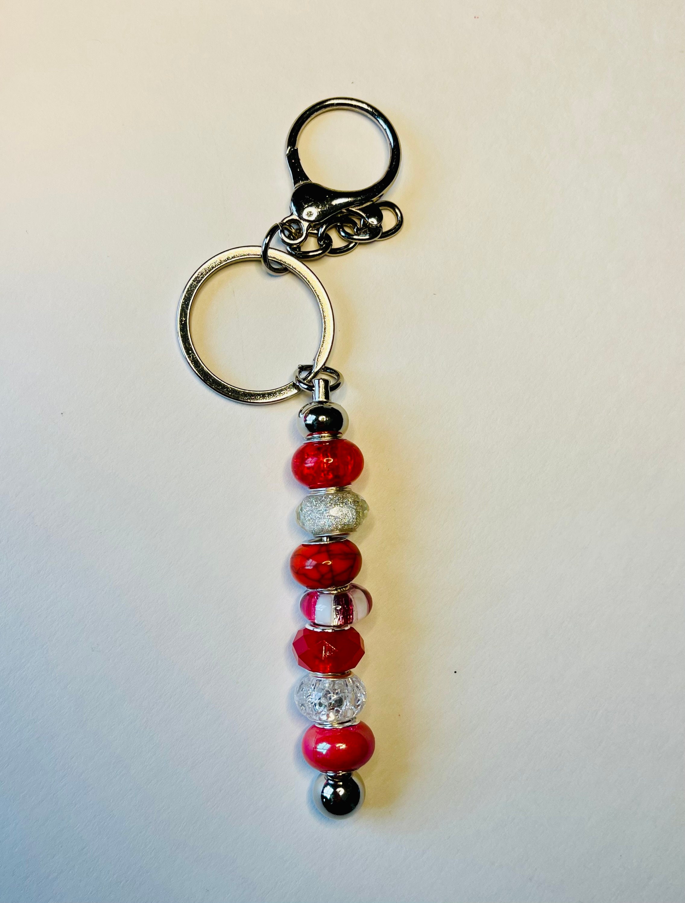 Beaded Keychain, Key Holder, Backpack Jewelry - Etsy