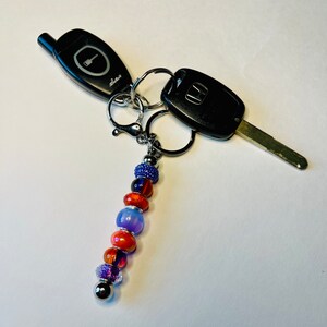 Beaded Keychain, Key Holder, Backpack Jewelry - Etsy