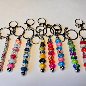 Beaded Keychain, Key Holder, Backpack Jewelry - Etsy