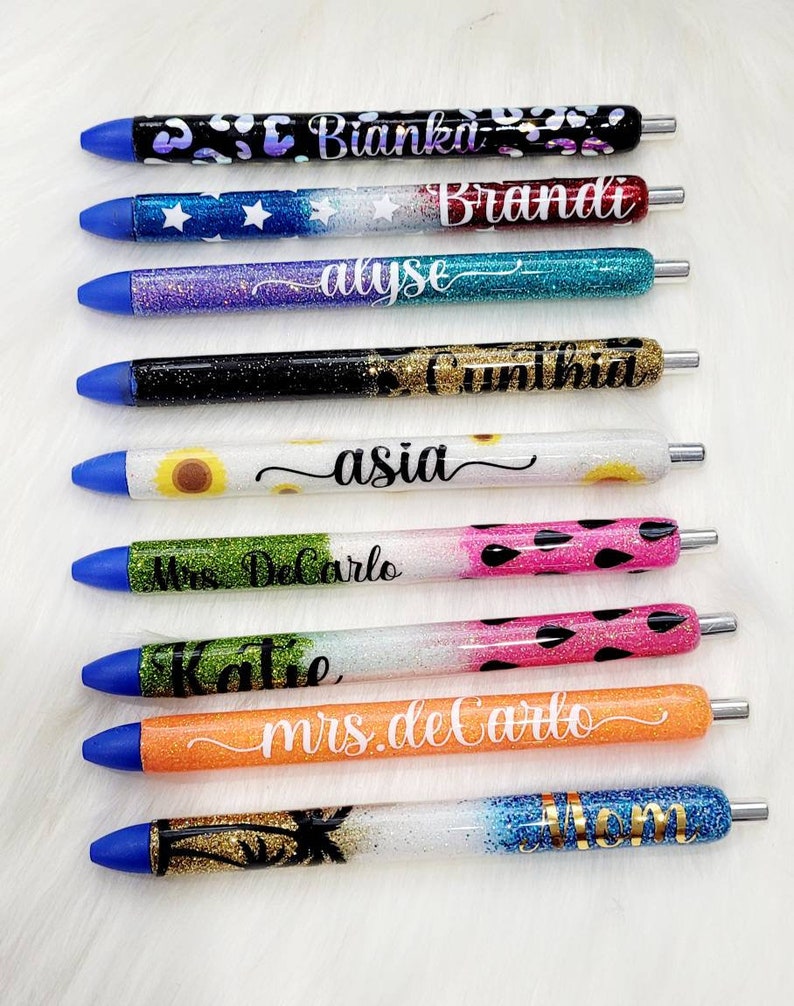 Customized Ink Joy Epoxy Pens - Etsy