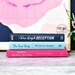 Pastel Pink Decorative Book Bundle - Light Pink Decor Books for Shelf ...