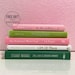 Book Stack Pink Decor for Shelves Decor for Pink Room Nursery Decor ...