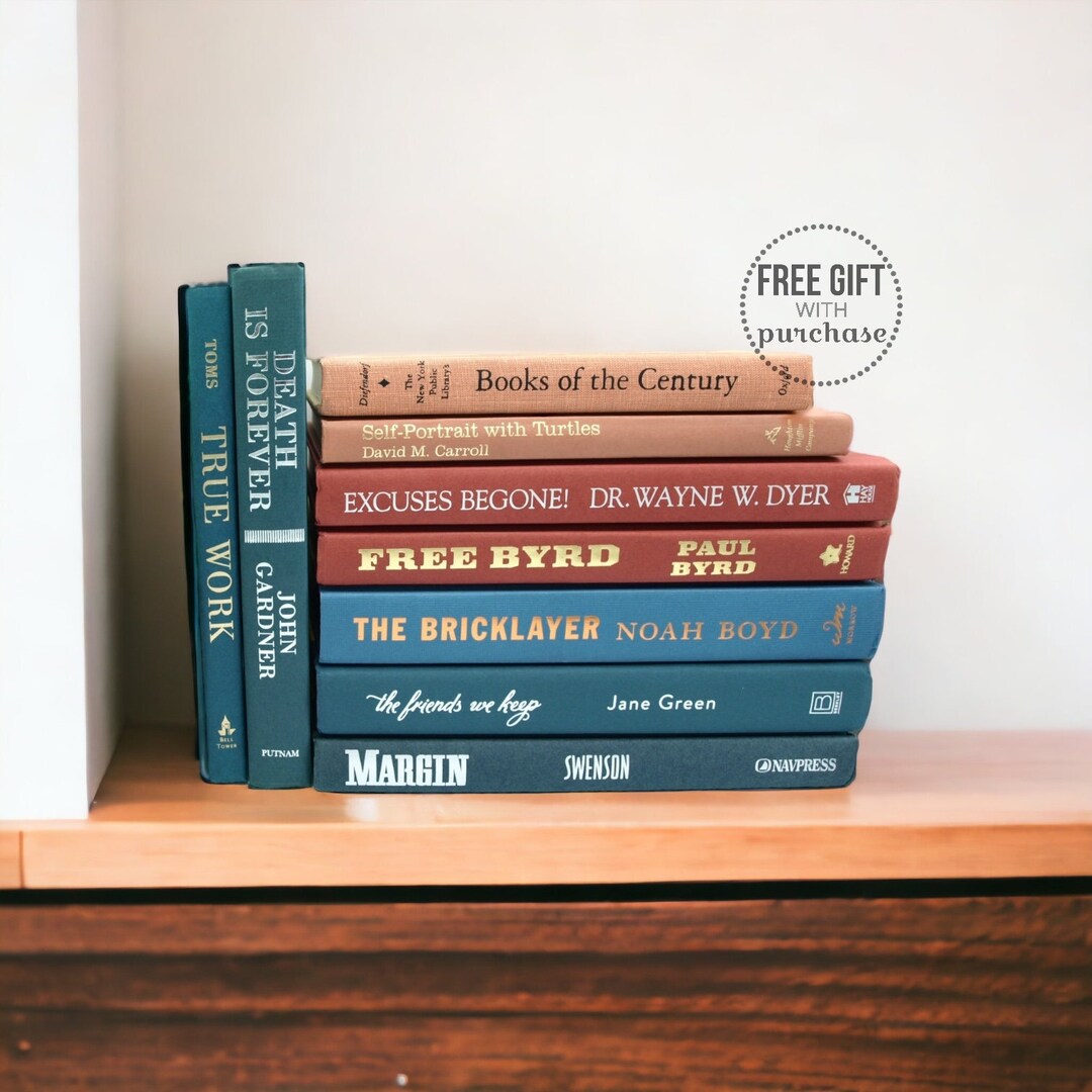 Boho Home Decor Books Ornamental Books Vintage Style Decorating Books ...