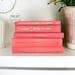 Pastel Pink Decorative Book Bundle - Light Pink Decor Books for Shelf ...