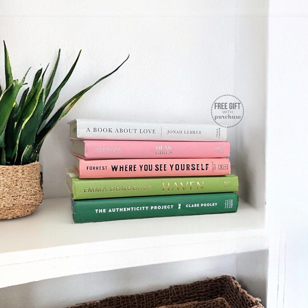 Book Stack for Home Staging - Home Decor Modern - Family Room Decor ...