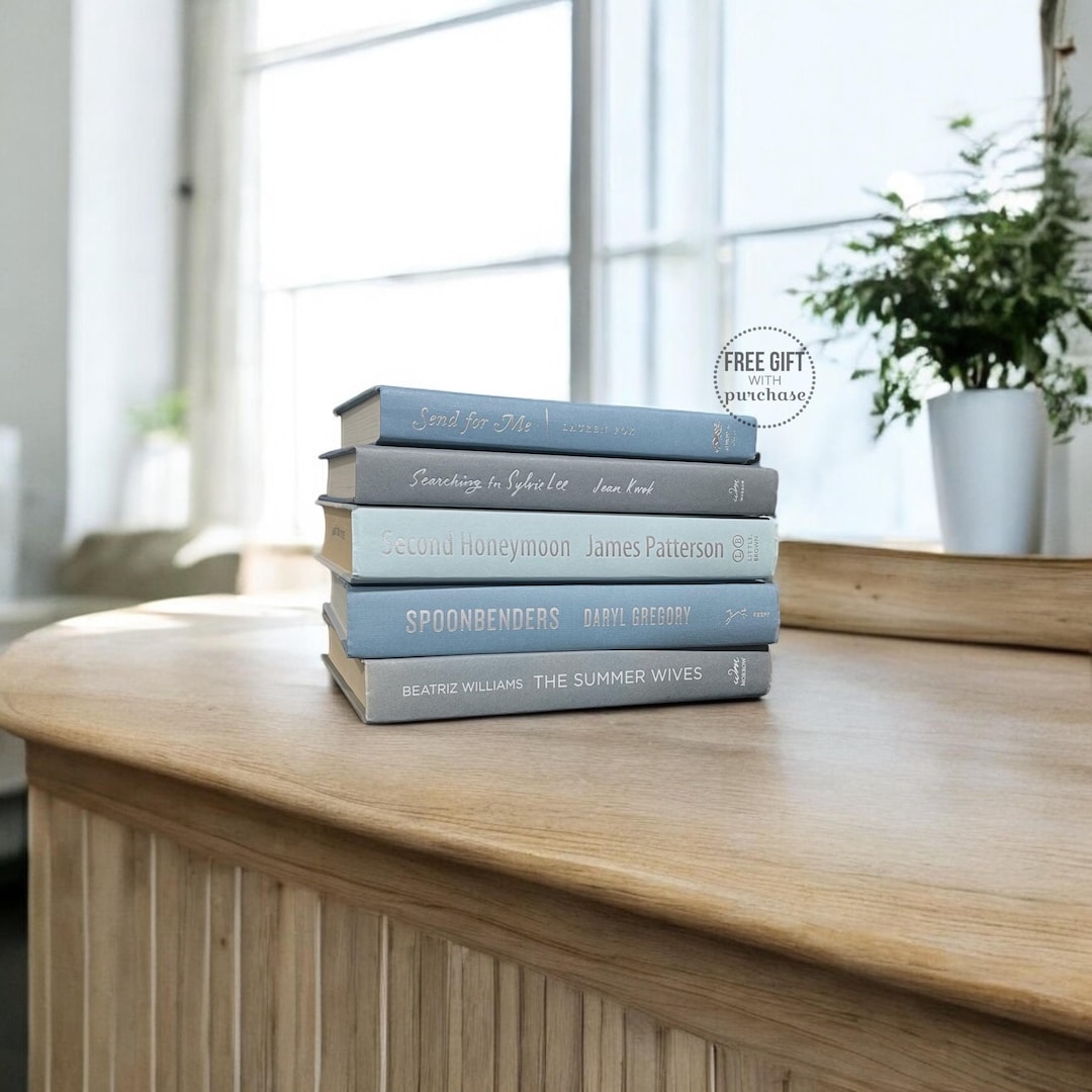 Book Collection for Home Decor, Book Set for Home Staging, Decorative ...
