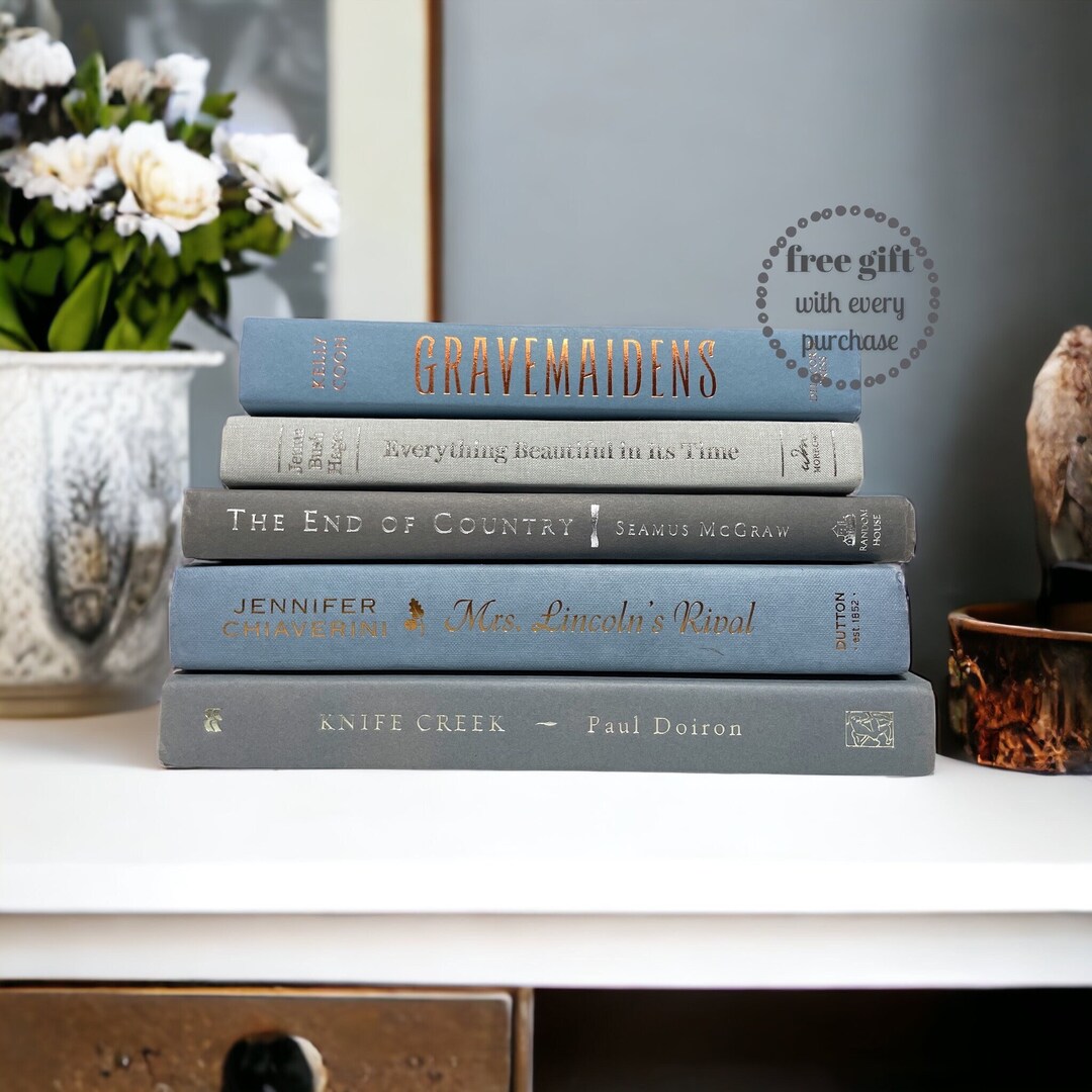 Decorative Blue Books - Home Decor Books by Color for Shelf Decor ...