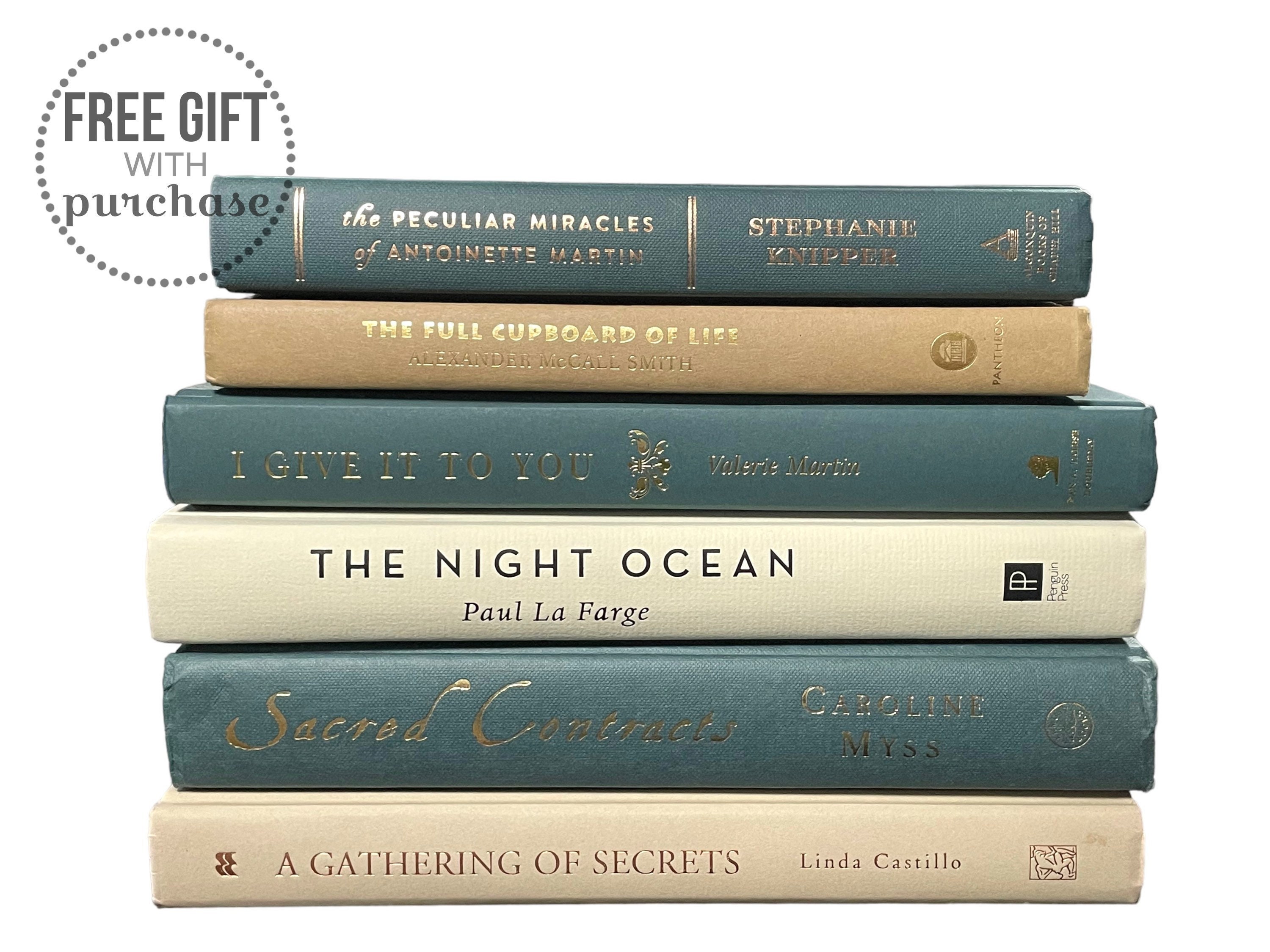 Traditional Home Decor Book Stack Books by Color - Etsy