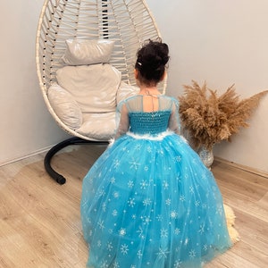 Handmade Elsa Costume for Girls, Princess Elsa Inspired Dress, Toddler ...