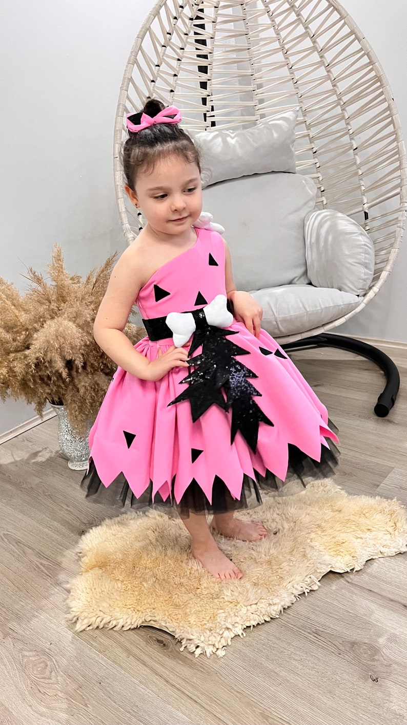 Pebbles Costume, Flintstone Pebbles Brithday Party Dress, Cave Girl ...