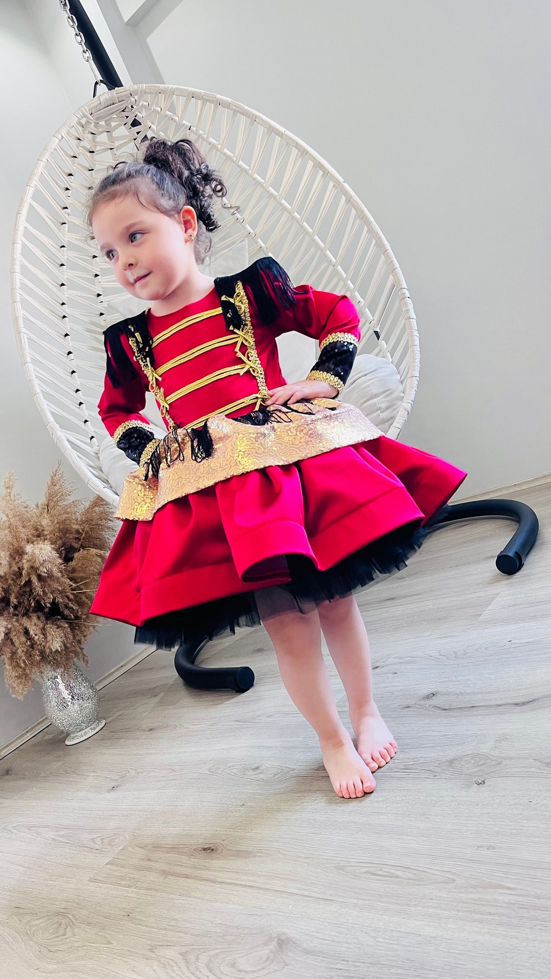 Red Nutcracker Tutu Dress: Girl's Christmas Circus Costume - Etsy