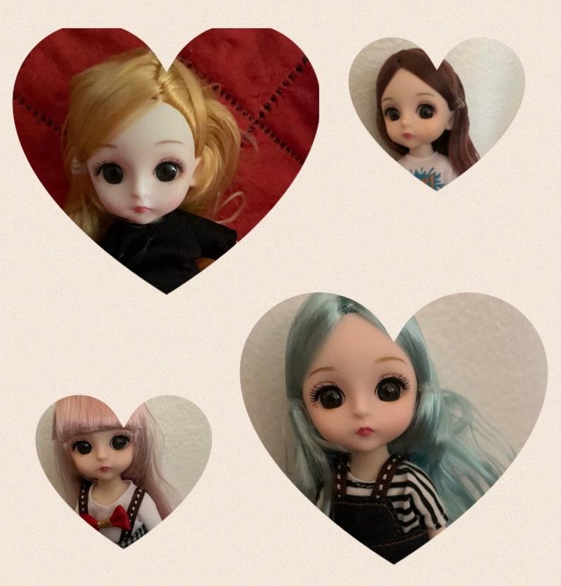 Miniature Dolls Cute Dolls Small Dolls Mini Dolls 6in. - Etsy