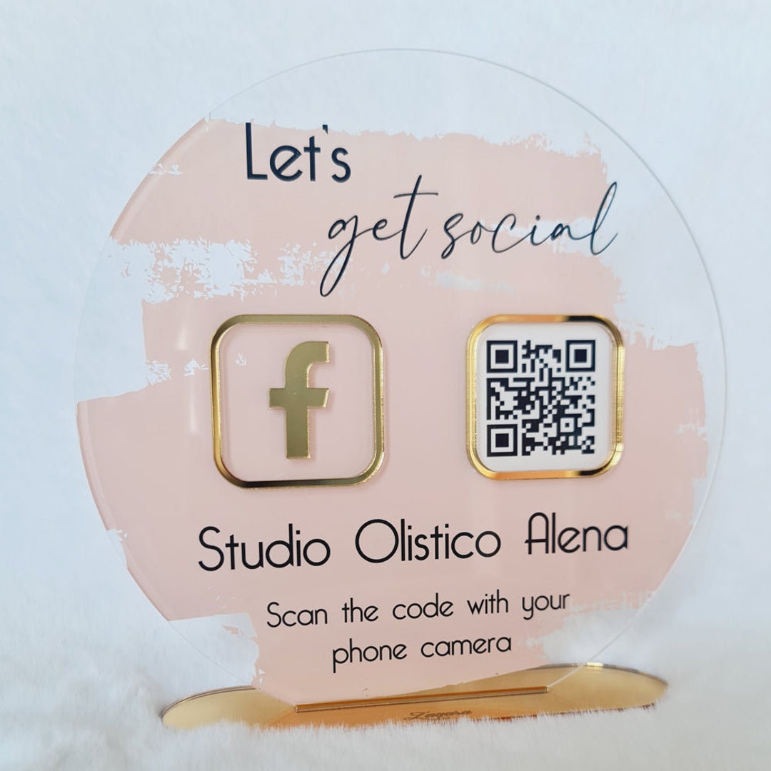 Totem Social Media Qr Code Ring - Etsy
