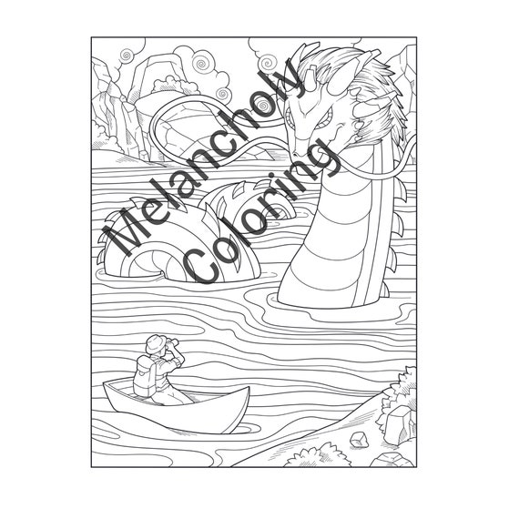 Medieval Dragon Coloring Pages