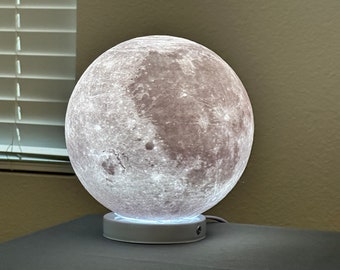 Moon Lamp, Planet MOON Lamp, Decoration Light, 3D Decorative Moon ...