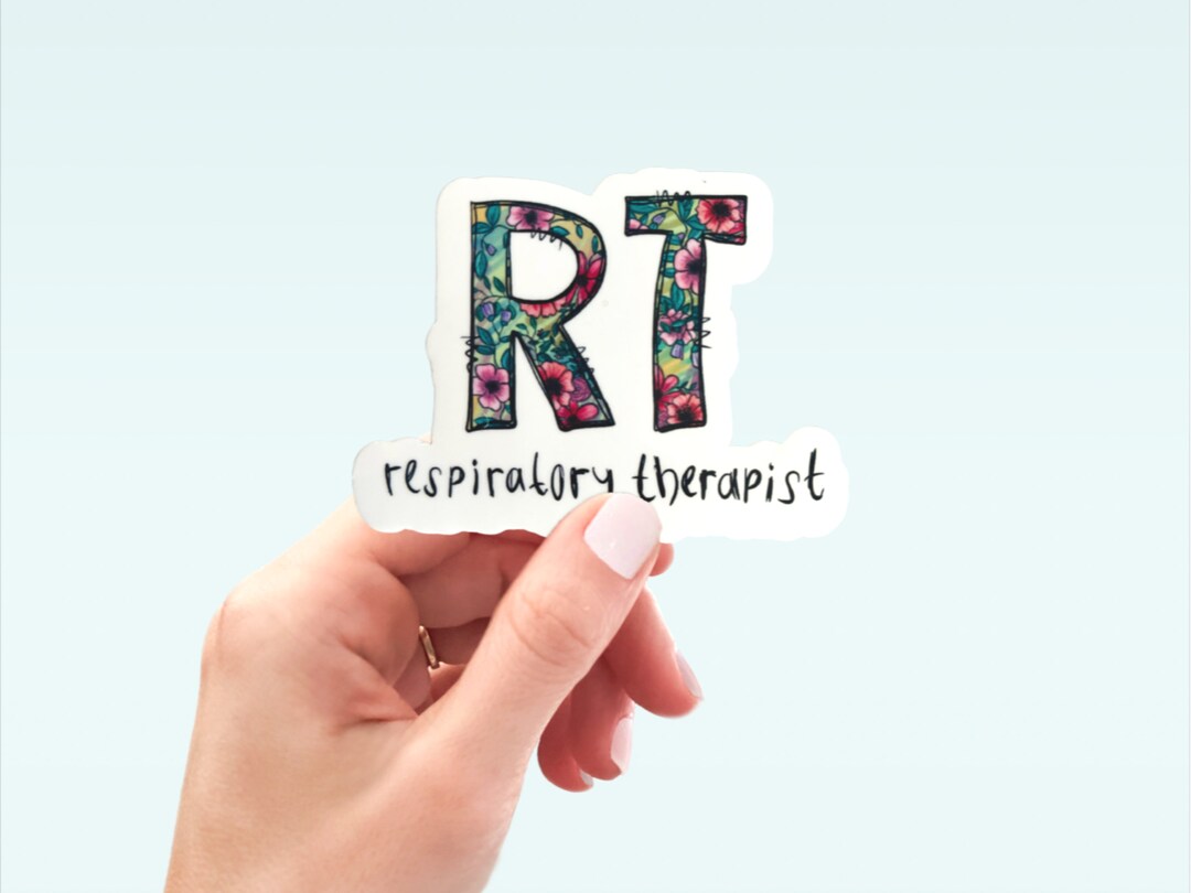 Respiratory Stickers Respiratory Therapist Gifts Floral - Etsy